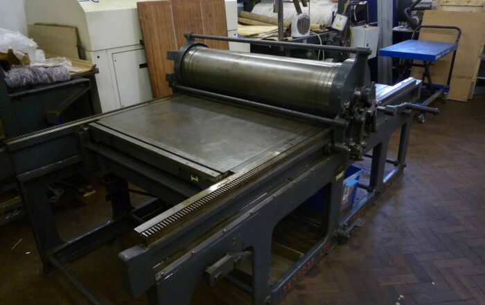 Restoration of Printing Presses » Art Equipment